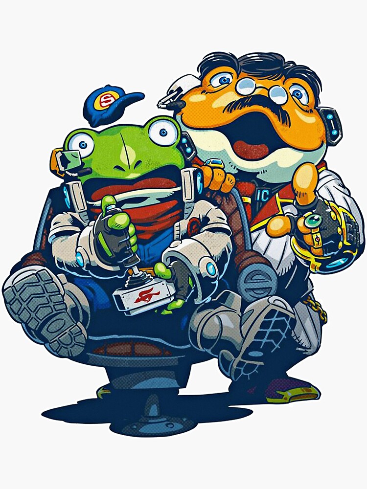 "Star Fox Guard - Grippy and Slippy" Sticker for Sale by UnitShifter ...
