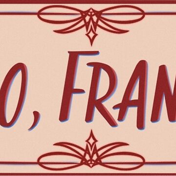 "Ka-Ciao, Francesco!" Sticker for Sale by carlybella | Redbubble