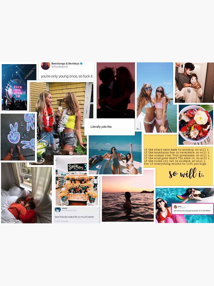 "summer vsco collage" Sticker for Sale by onealkeegan | Redbubble