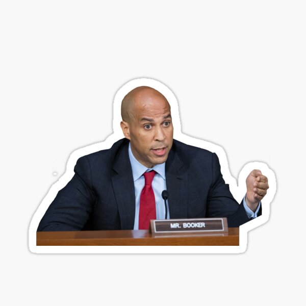 "Cory Booker " Sticker for Sale by kyleheck2004 | Redbubble