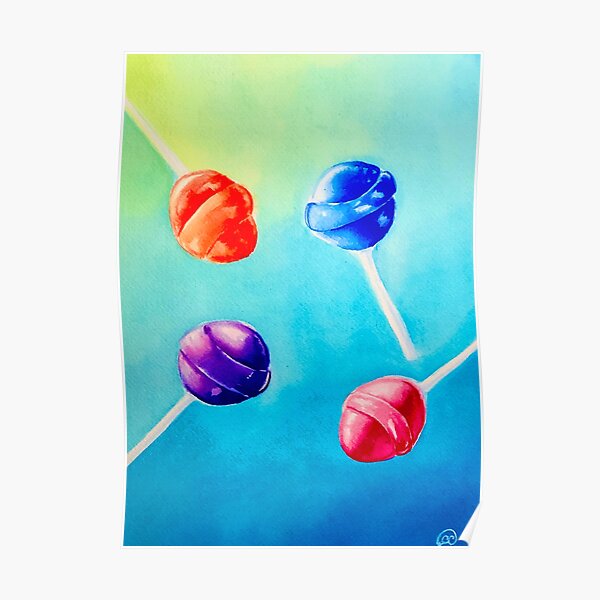 "Lollipops " Poster for Sale by ChanelCruz | Redbubble