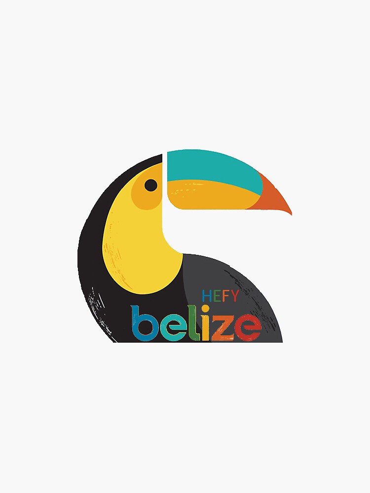 "HEFY - Belize" Sticker for Sale by brooke11808 | Redbubble