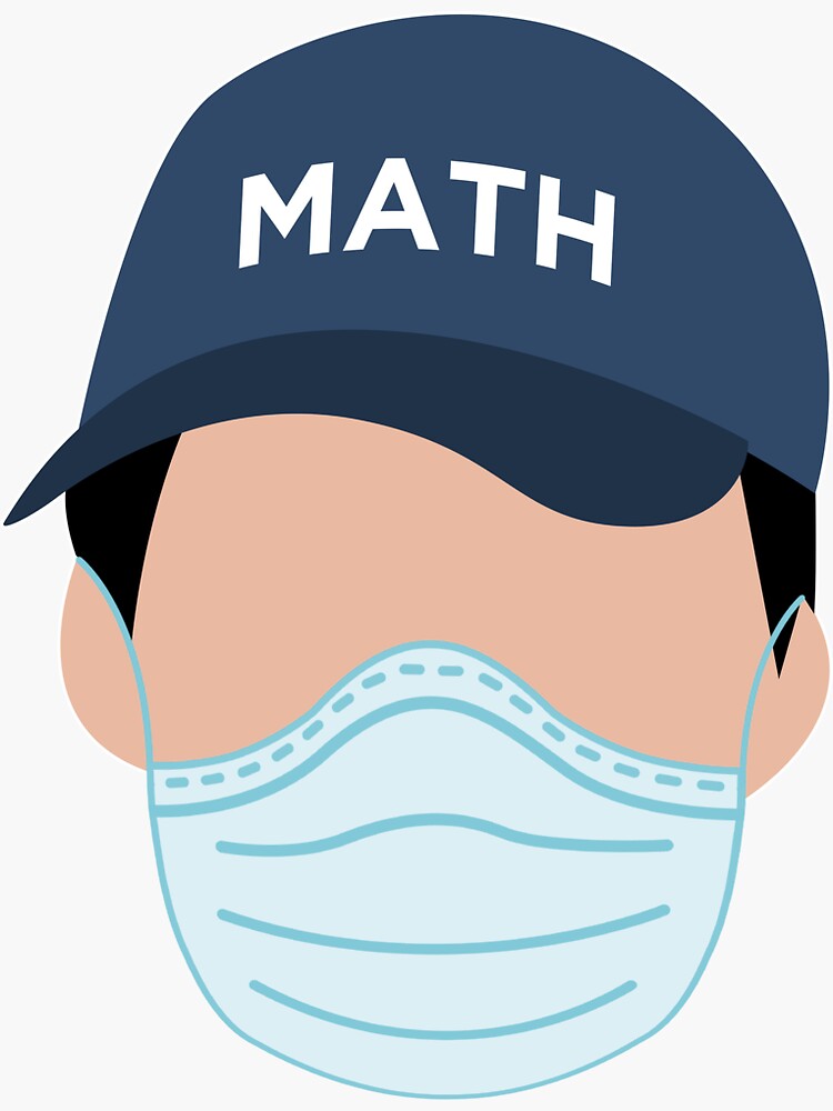 "Yang Gang Math Wear a Mask" Sticker by SixforSix | Redbubble