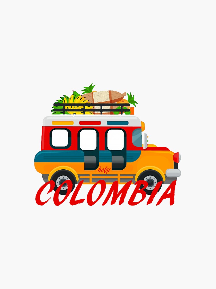 "HEFY - Colombia" Sticker for Sale by Brooke Olson | Redbubble