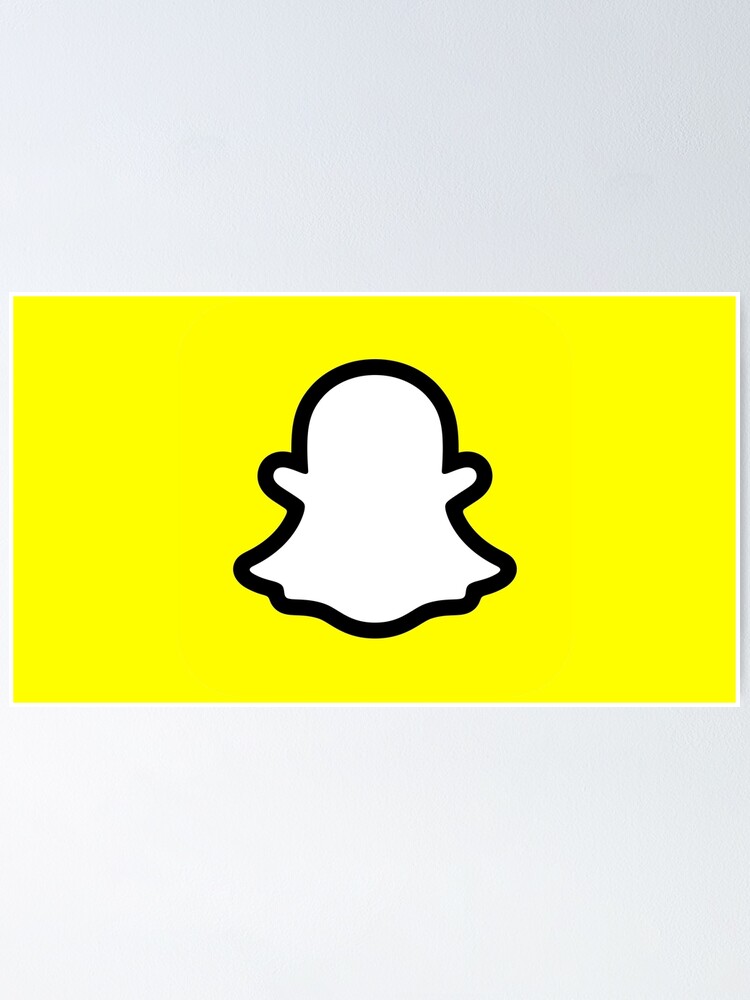 "Snapchat Logo" Poster von ethanitservices | Redbubble