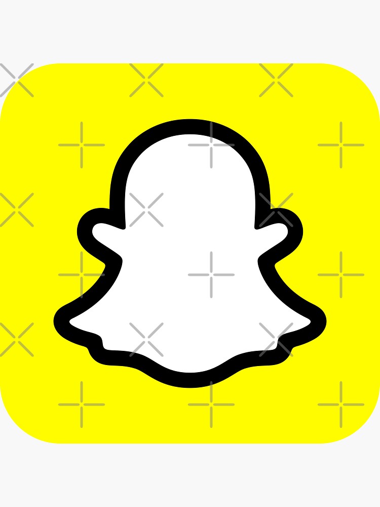 "Snapchat Logo" Sticker for Sale by ethanitservices | Redbubble
