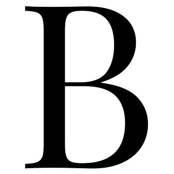 "Copy of Letter B in a Classic Font" Poster for Sale by kaitlynhart06 ...