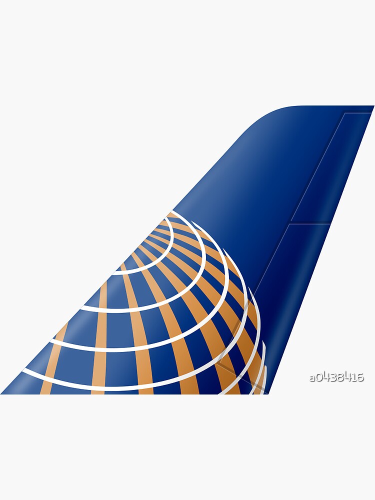 "United Airlines" Sticker for Sale by a0438416 | Redbubble