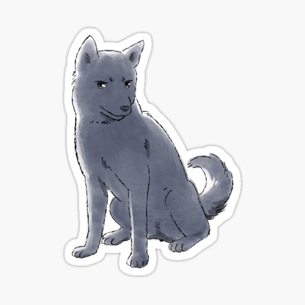 "Fruits Basket Shigure Zodiac Dog" Sticker for Sale by burgundybadger ...