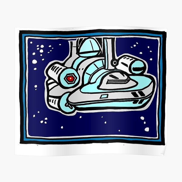 "Alcubierre Drive Warp Ship COLORIZED" Poster for Sale by ParaPrints ...