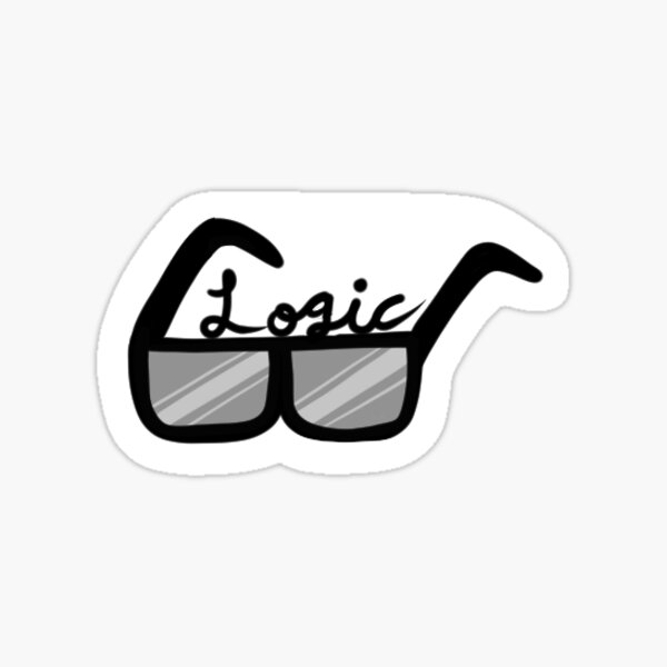 "Logic Sticker, Logan, Sanders" Sticker by Logan-Knight | Redbubble