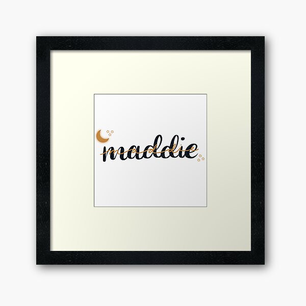 Maddie Name Wall Art | Redbubble