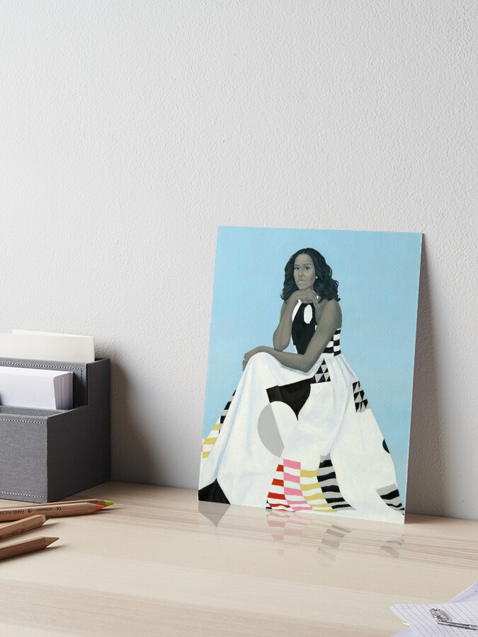 "Michelle Obama Portrait" Art Board Print for Sale by Kyle H | Redbubble