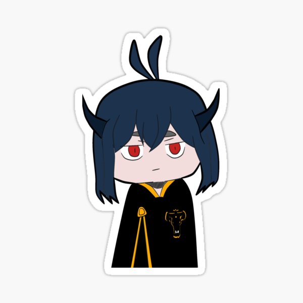 "Chibi nero" Sticker for Sale by palpasaur | Redbubble