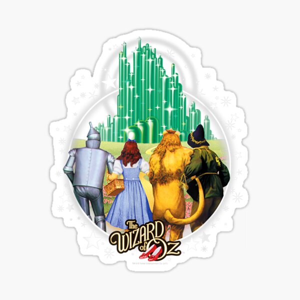 "The Wizard of Oz Off to Emerald City" Sticker for Sale by ...