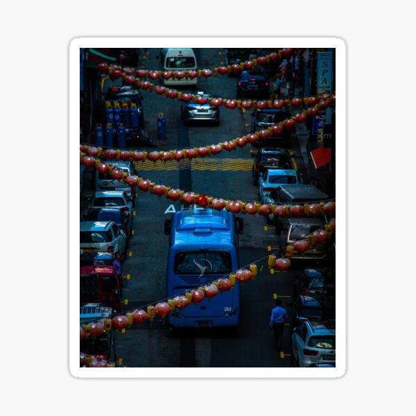 "Chinatown" Sticker for Sale by Zulzahir | Redbubble
