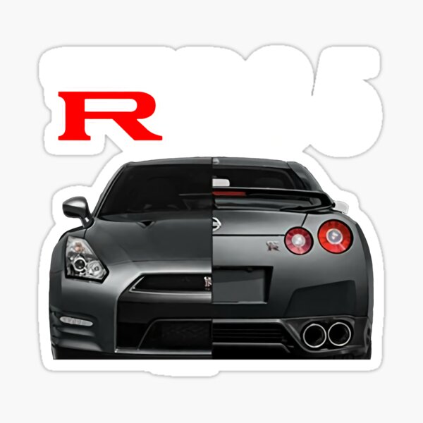 "R Built Men_s GTR R35" Sticker for Sale by WoodTara | Redbubble