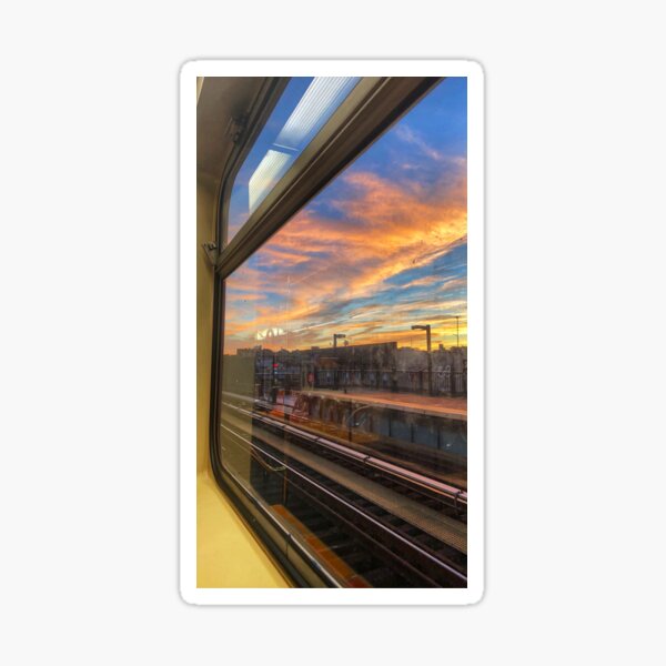 "One Way Ticket" Sticker by m-wat88 | Redbubble