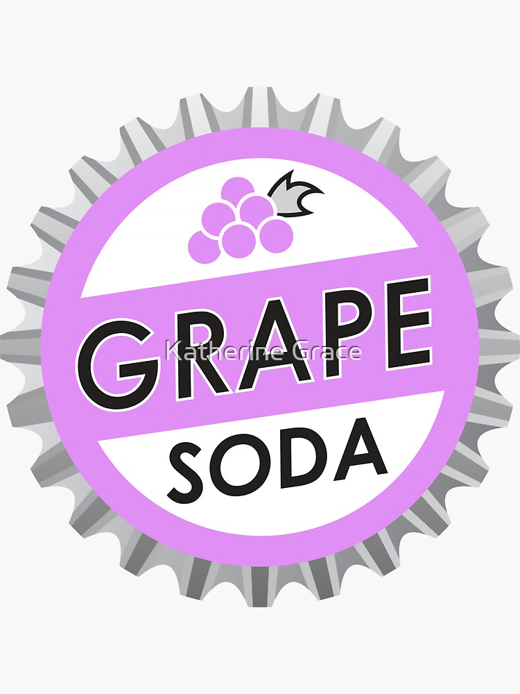 "Grape Soda" Sticker by whatthechell | Redbubble