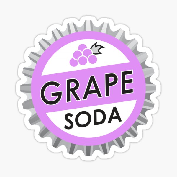 "Grape Soda" Sticker by whatthechell | Redbubble