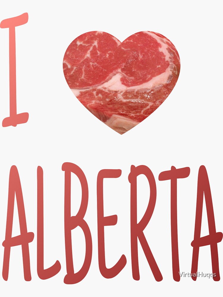 "alberta" Sticker by VirtualHuqqs | Redbubble