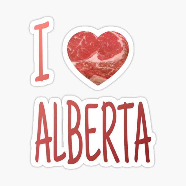 "alberta" Sticker by VirtualHuqqs | Redbubble