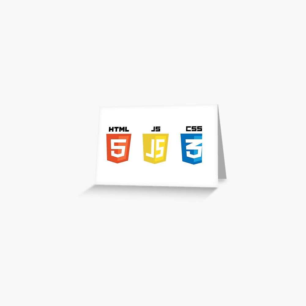 "HTML JS CSS" Sticker for Sale by Jugulaire | Redbubble