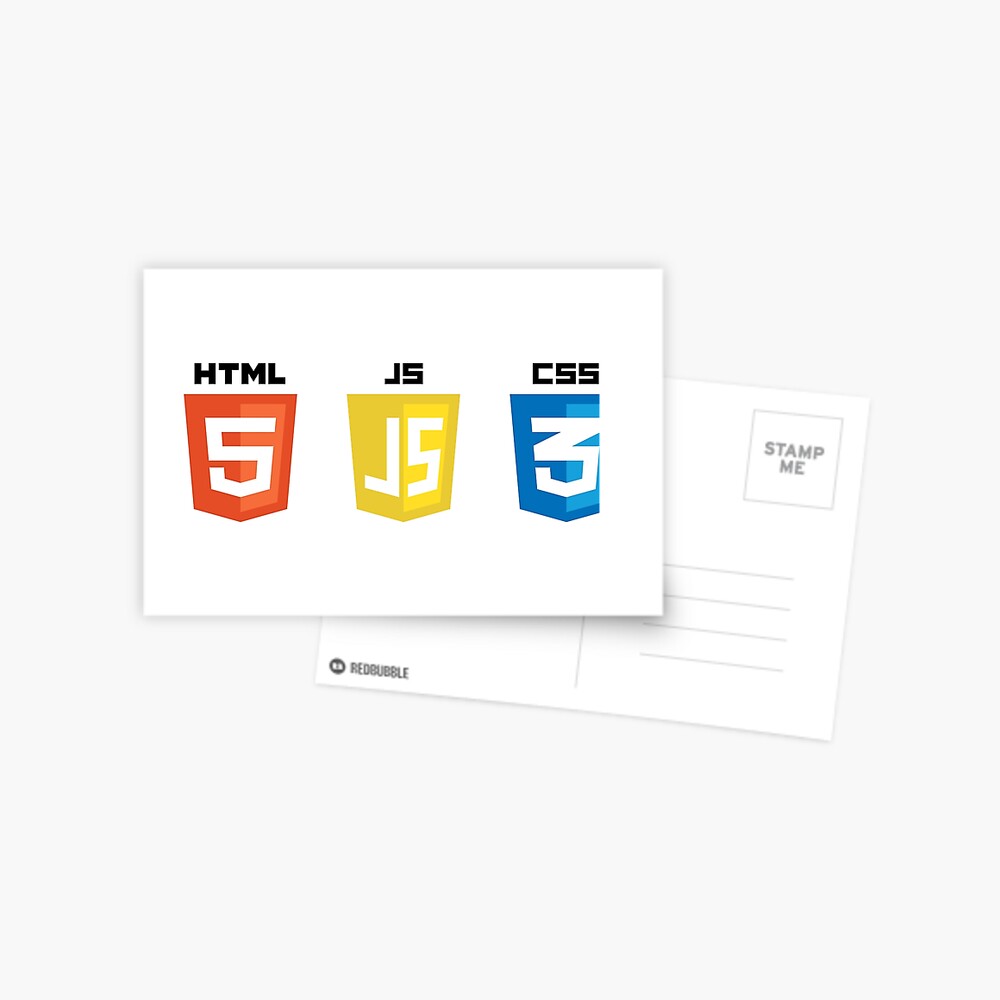 "HTML JS CSS" Sticker for Sale by Jugulaire | Redbubble