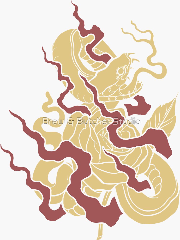 "Snake Bite!" Sticker by niksnikossss69 | Redbubble