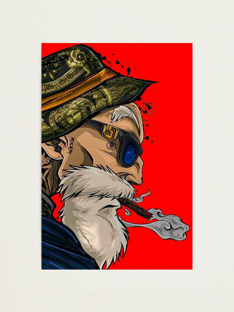"Master Roshi Drip" Photographic Print for Sale by NightTimeAnime ...