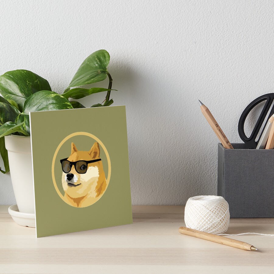 "Doge" Art Board Print for Sale by trendystall | Redbubble