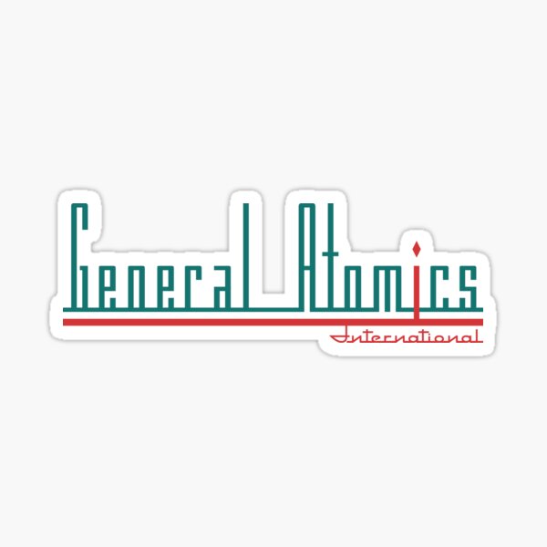 "General Atomics Logo" Sticker for Sale by flavoredsharpie | Redbubble