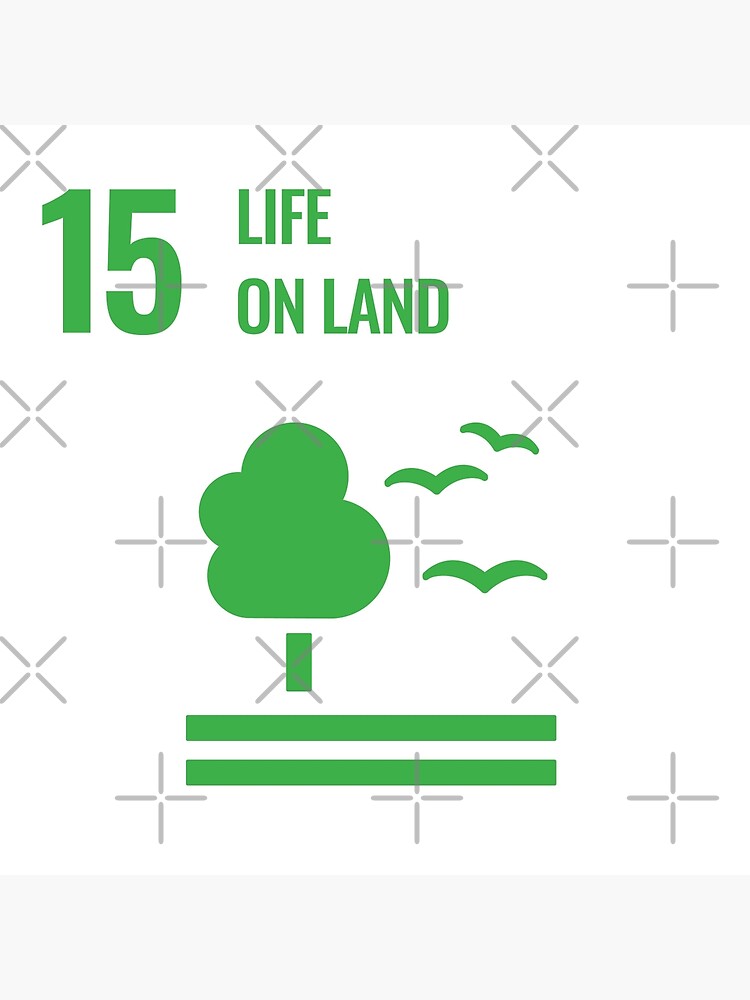Póster «ODS 15 de la ONU: Vida en la tierra: proteger, restaurar y ...