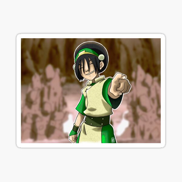 "Toph" Sticker by lazymaystudios | Redbubble