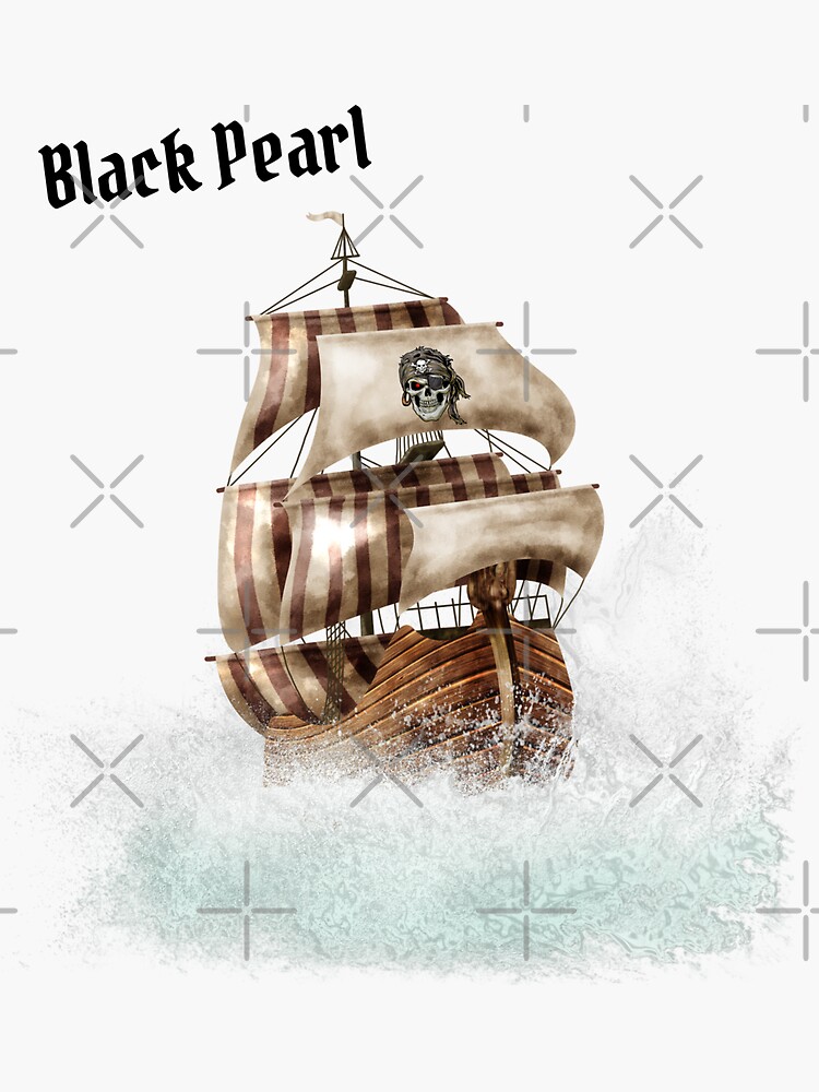 "Black Pearl" Sticker for Sale by albix81 | Redbubble