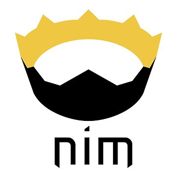 "nim programming language crown log" Sticker by yourgeekside | Redbubble