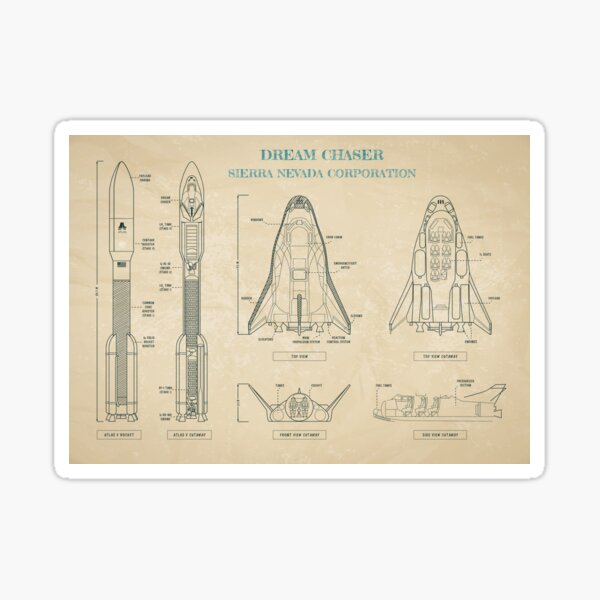 "Dream Chaser (Parchment Version)" Sticker for Sale by BGALAXY | Redbubble