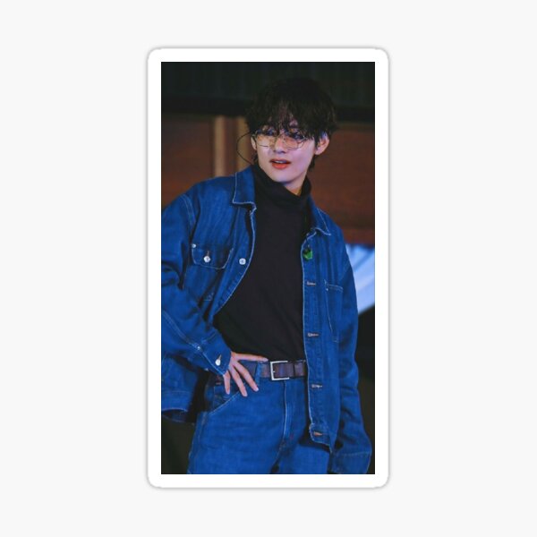 "BTS V" Sticker for Sale by KookDesignZ | Redbubble