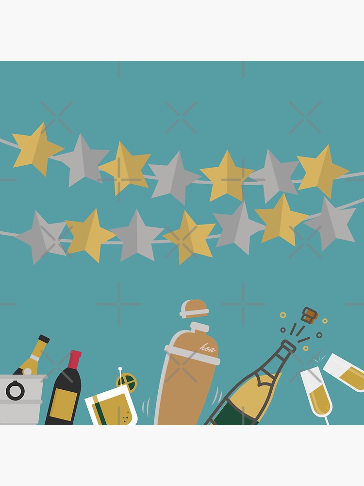 "Get Your Drink Party Everlast" Sticker for Sale by littlemei | Redbubble