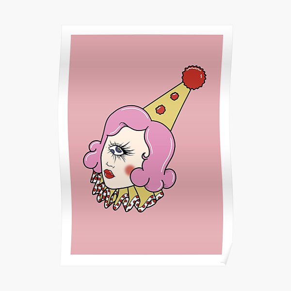 "Candy The Cyclops Clown " Poster for Sale by STEELWORKS | Redbubble