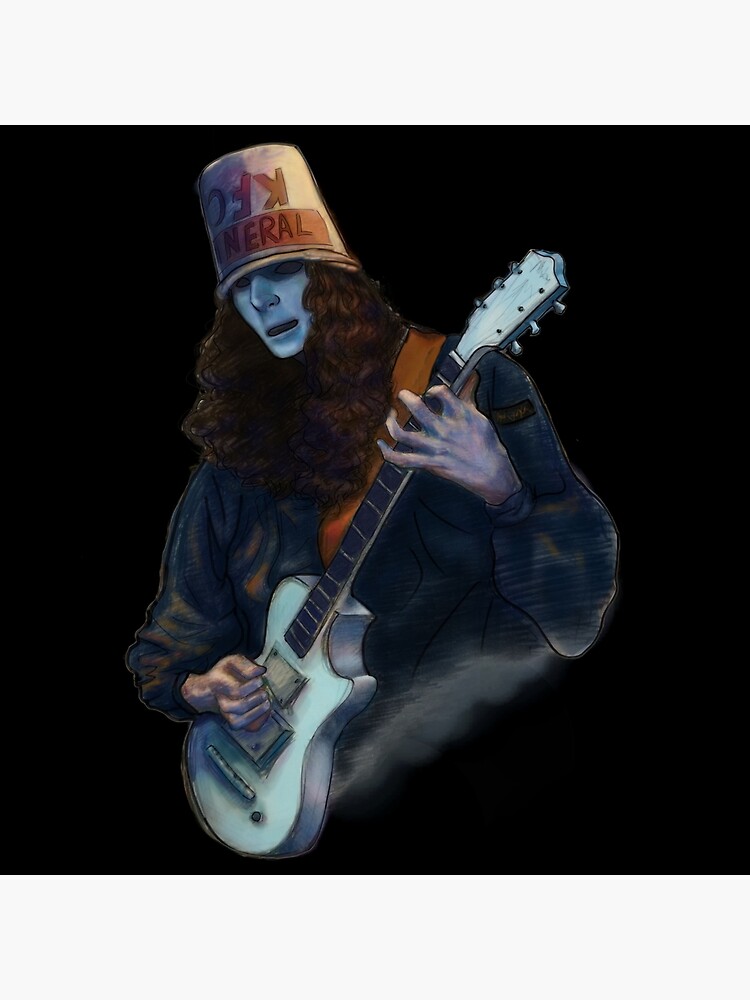 "Buckethead" Poster by Twiver | Redbubble
