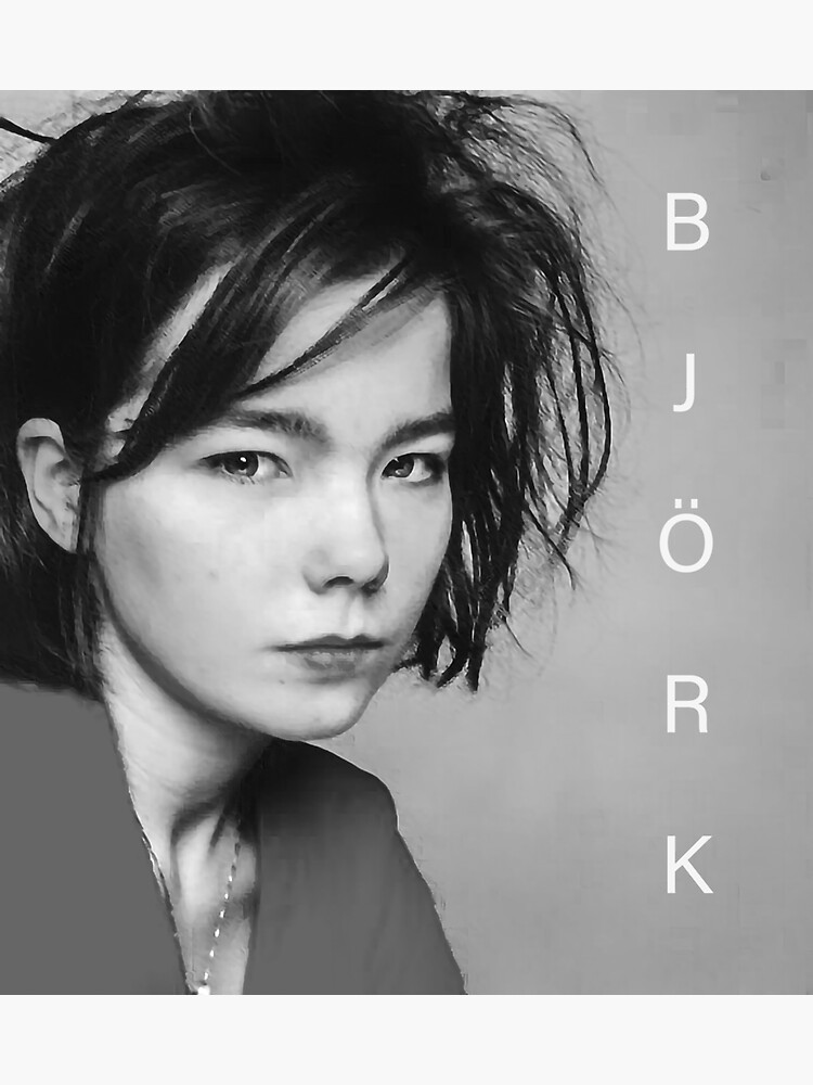 "Bjork//1 BW" Sticker for Sale by FameLegends | Redbubble