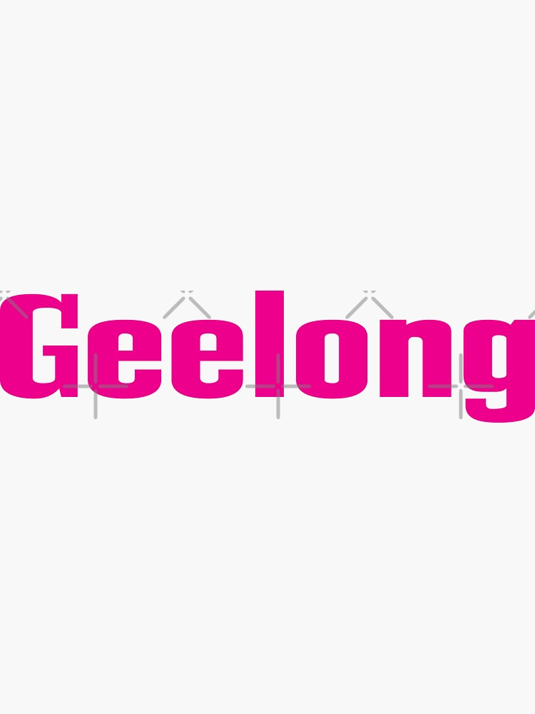 "Geelong" Sticker for Sale by ProjectX23 | Redbubble