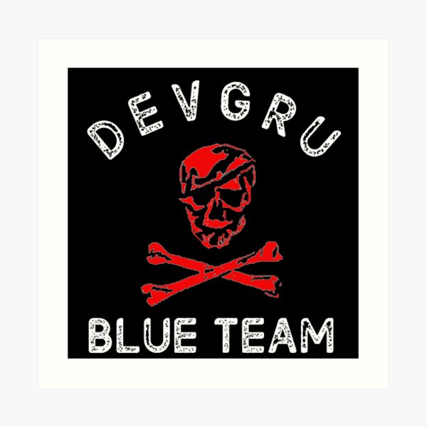 "DEVGRU BLUE TEAM" Art Print by Cataraga | Redbubble