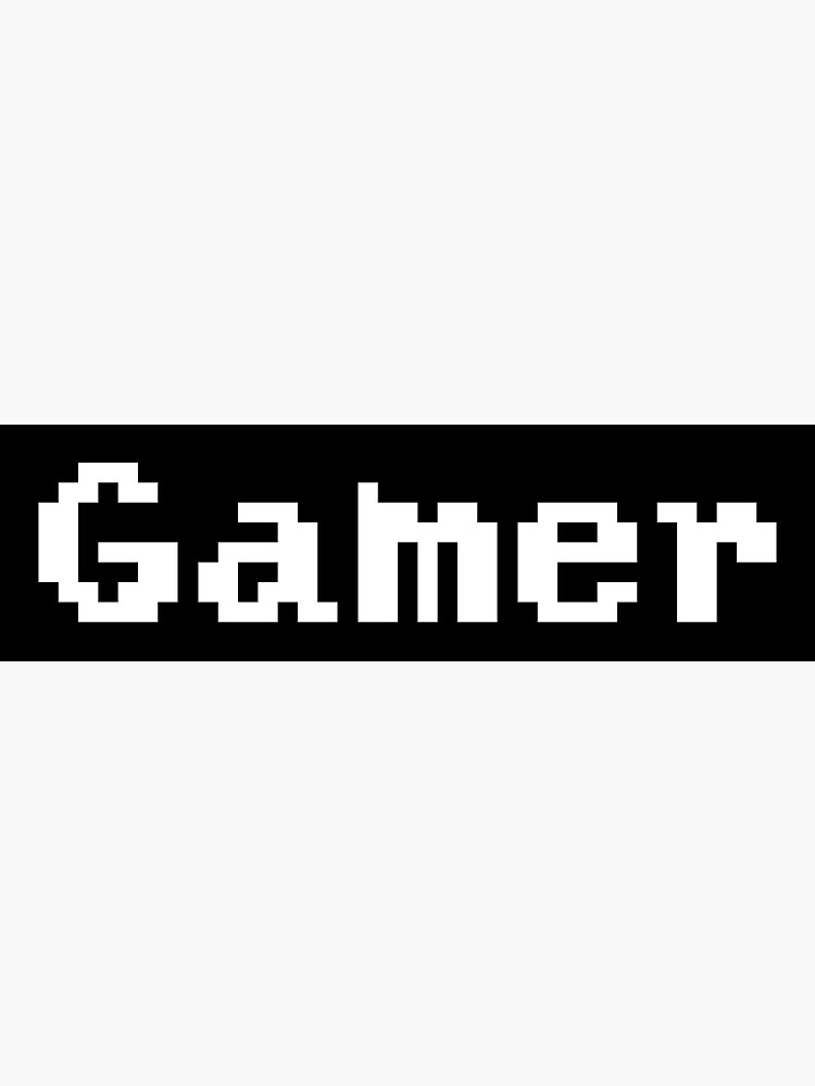 "Pixel Gamer Retro" Sticker by CTG-Store | Redbubble