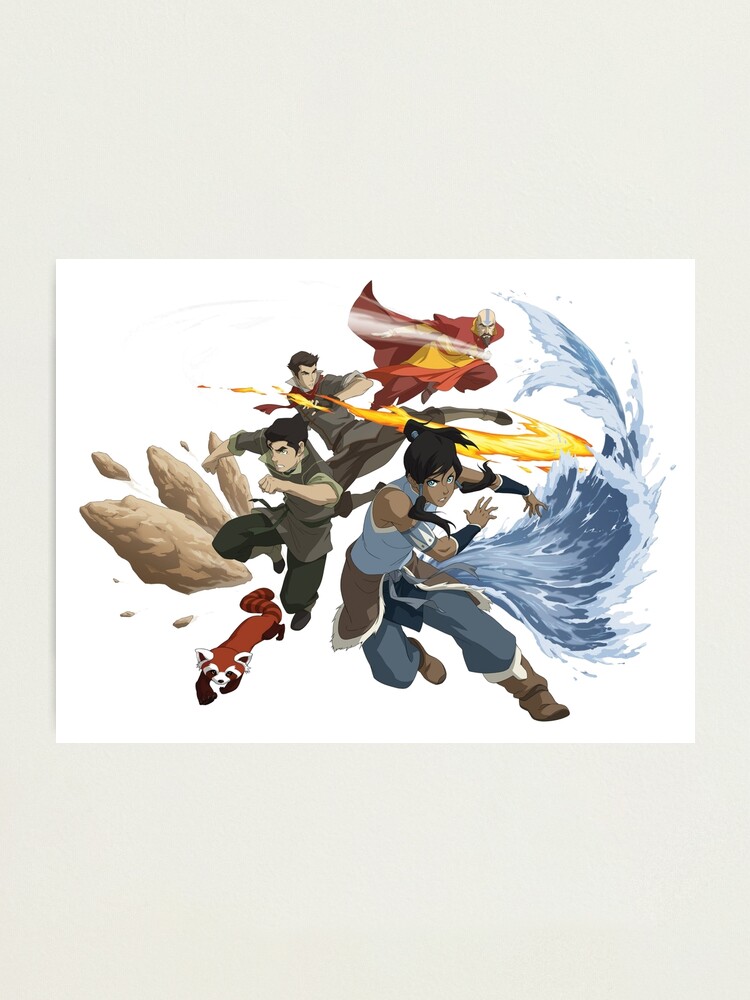 "Avatar : Team Avatar Korra" Photographic Print by Animos | Redbubble