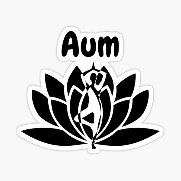 "Aum " Sticker by WithLove33 | Redbubble