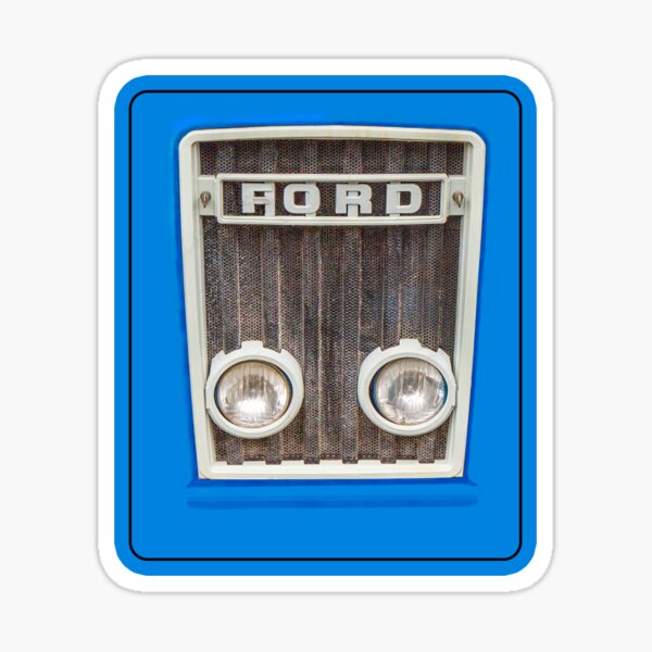 "Vintage tractor Ford 3000" Sticker for Sale by Millysuewood | Redbubble