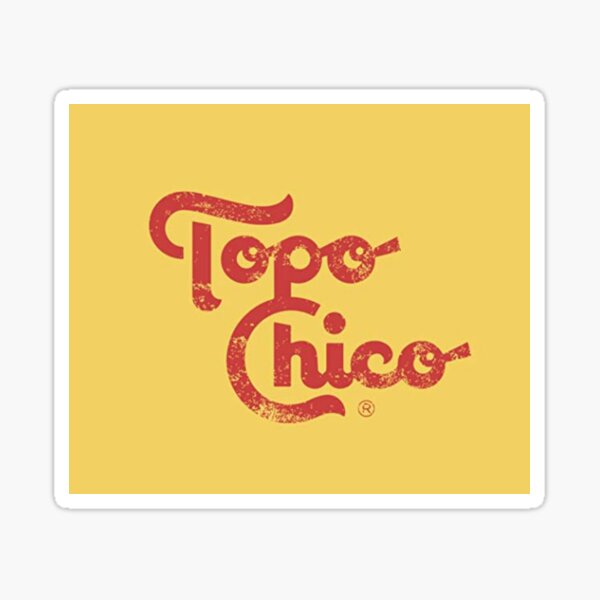 "Topo Chico" Sticker for Sale by JarlBontime | Redbubble