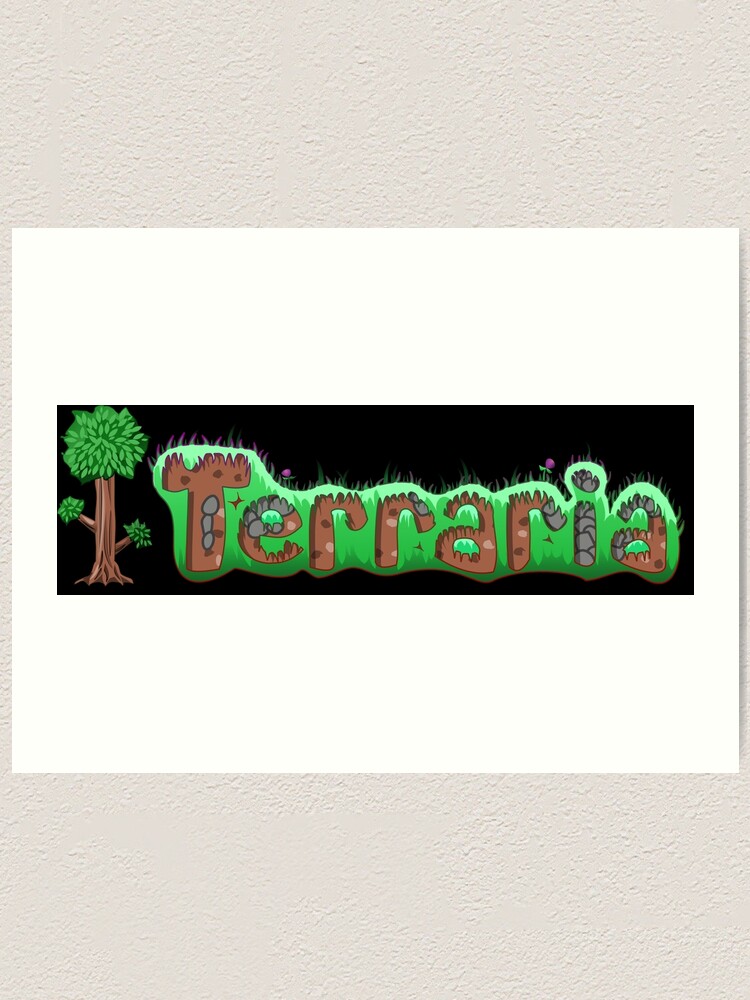 "Terraria Logo Video games" Art Print for Sale by JuloCreation | Redbubble